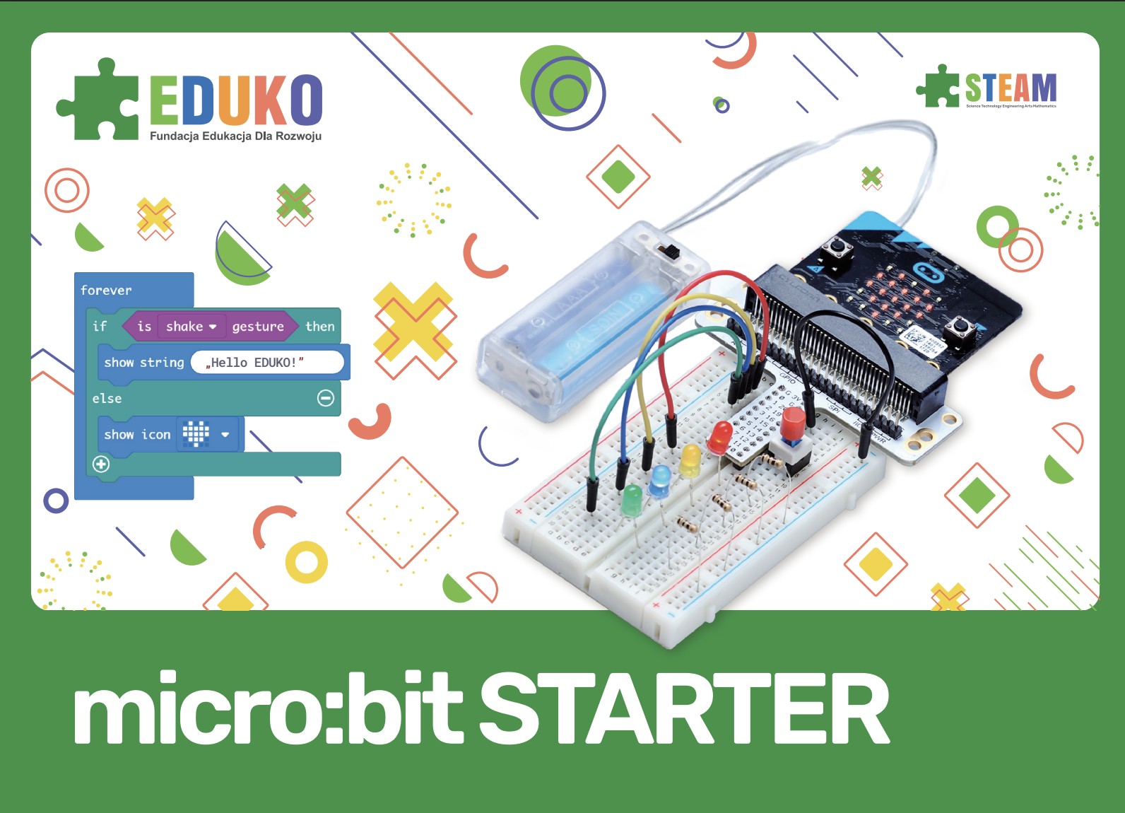 EDUKO STARTER KIT do płytki komputera jednopłytkowego micro:bit (bez p