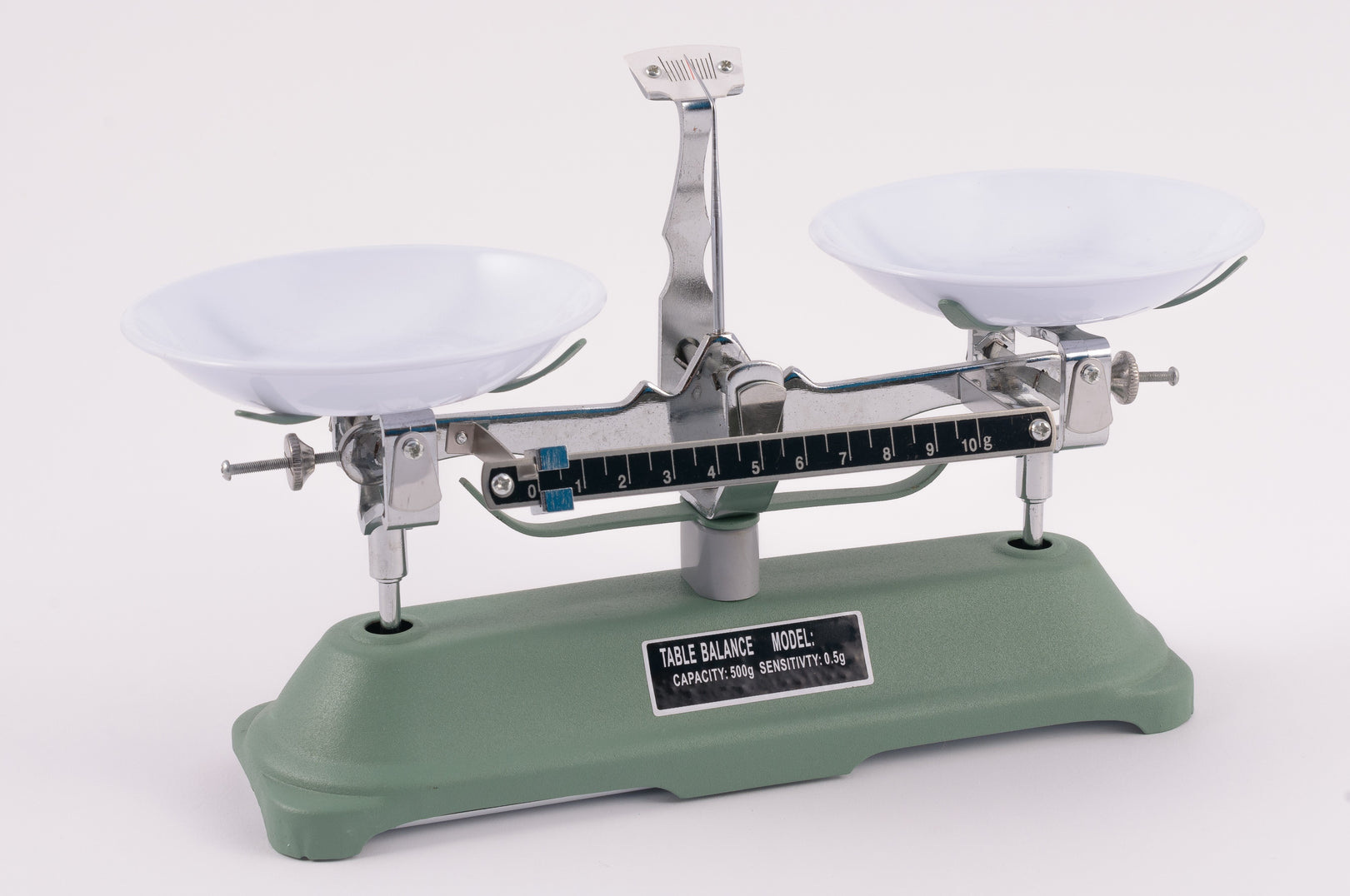 Waga szkolna szalkowa z odważnikami 500g EDUKO